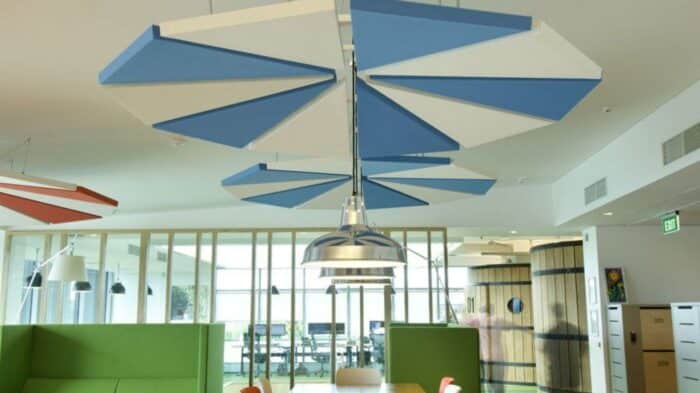 How Do Acoustic Baffles and Clouds Improve Sound Quality in Large Spaces?